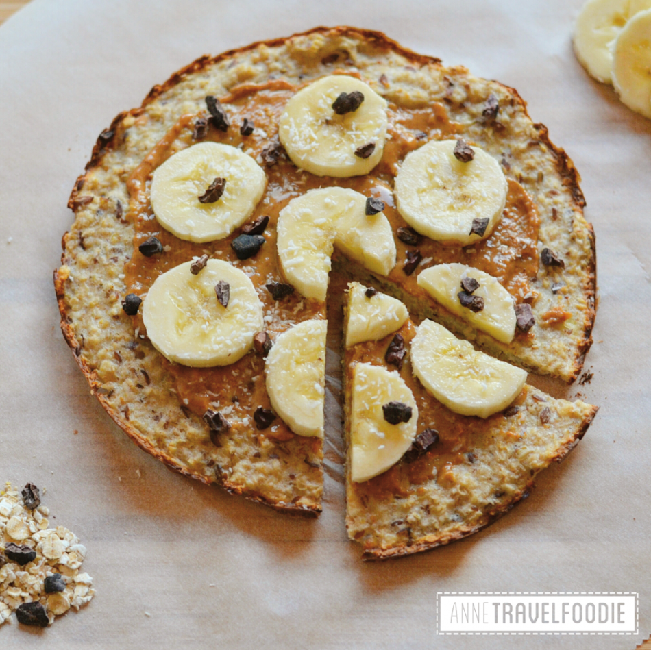 Oatmeal Pizza - Anne Travel Foodie