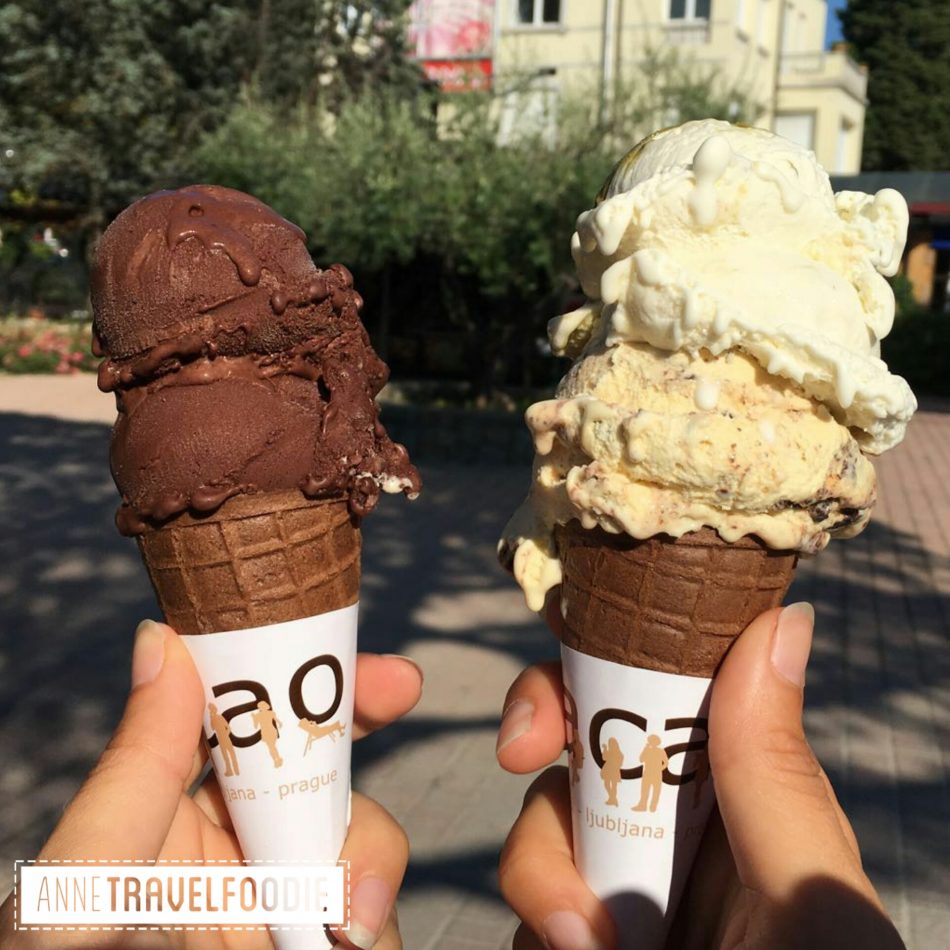 The best ice cream in Ljubljana - Anne Travel Foodie