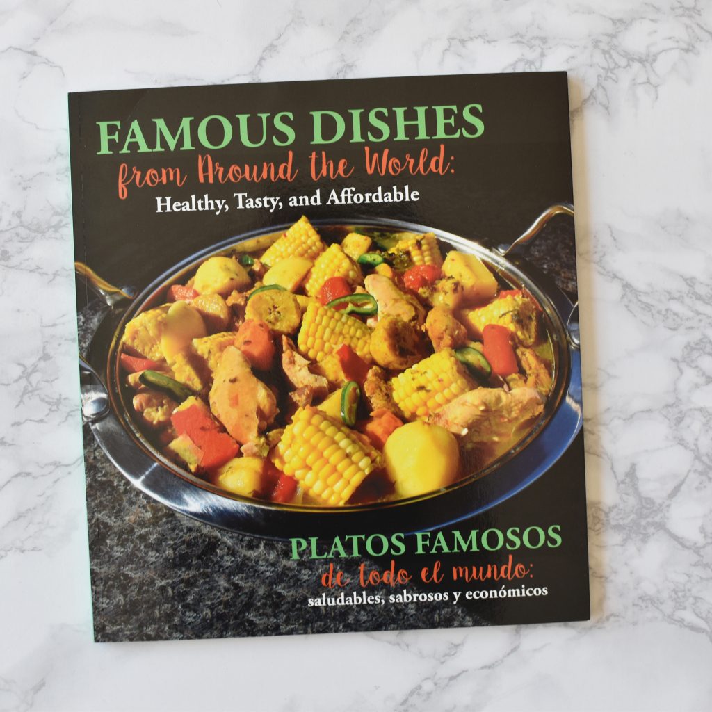 Bilingual cookbook Famous Dishes from Around the World - Anne Travel Foodie