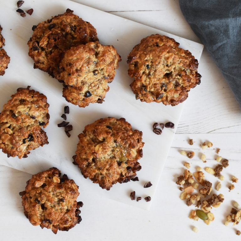 Recipe healthy nuts & seeds cookies - Anne Travel Foodie
