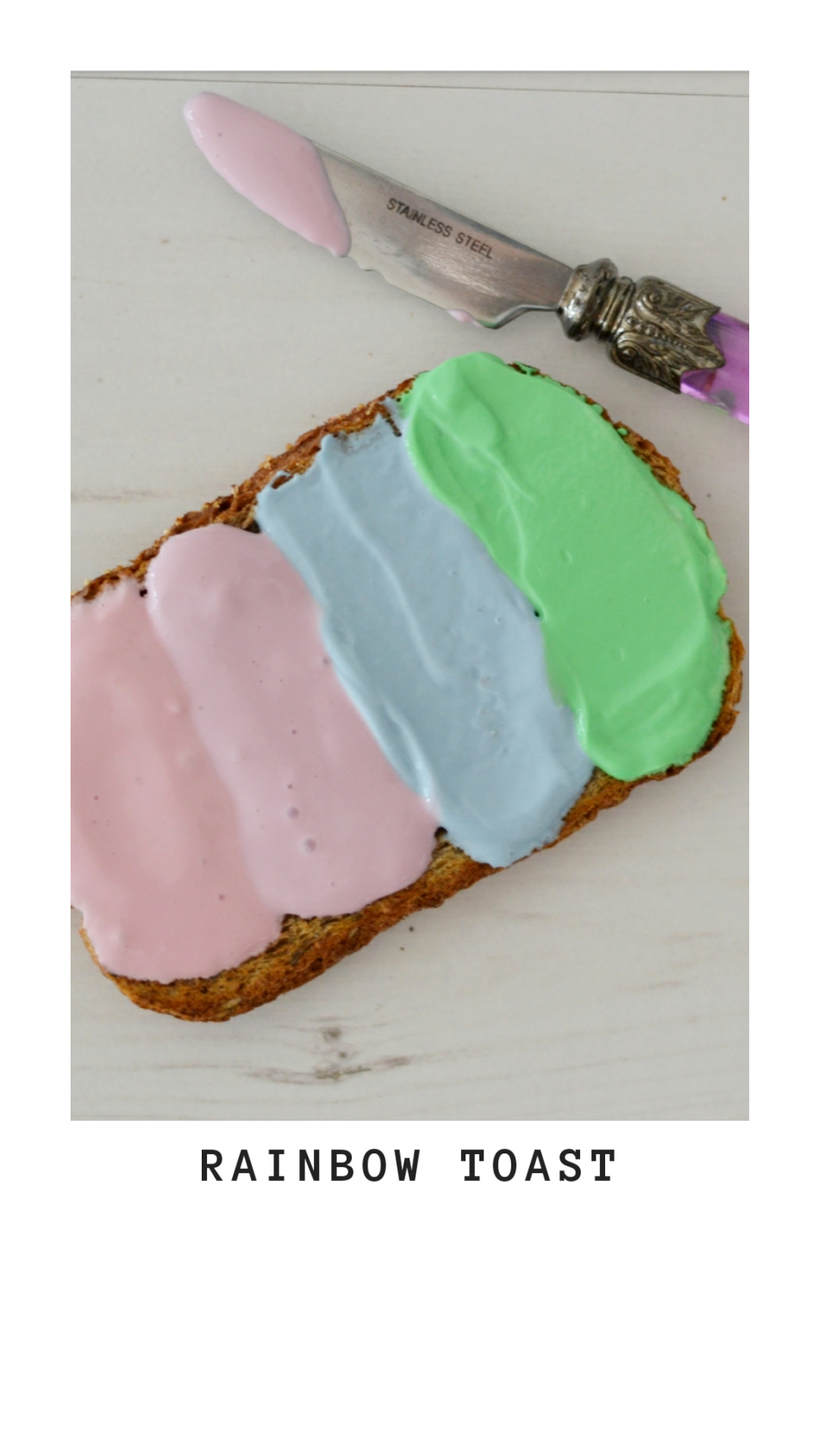 Rainbow Toast - Anne Travel Foodie