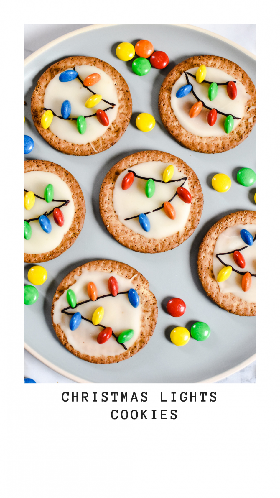 Christmas lights cookies - Anne Travel Foodie