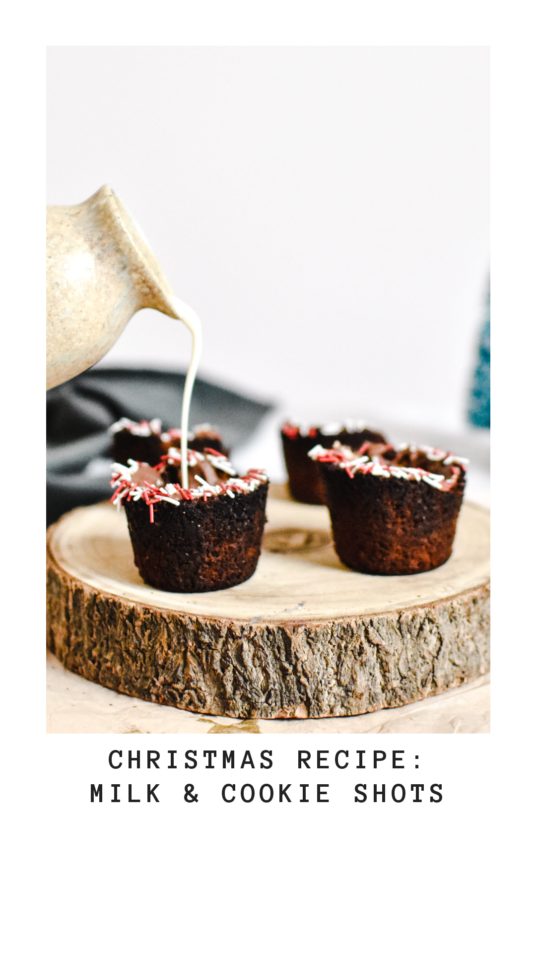 Christmas Milk and cookie shots - Anne Travel Foodie