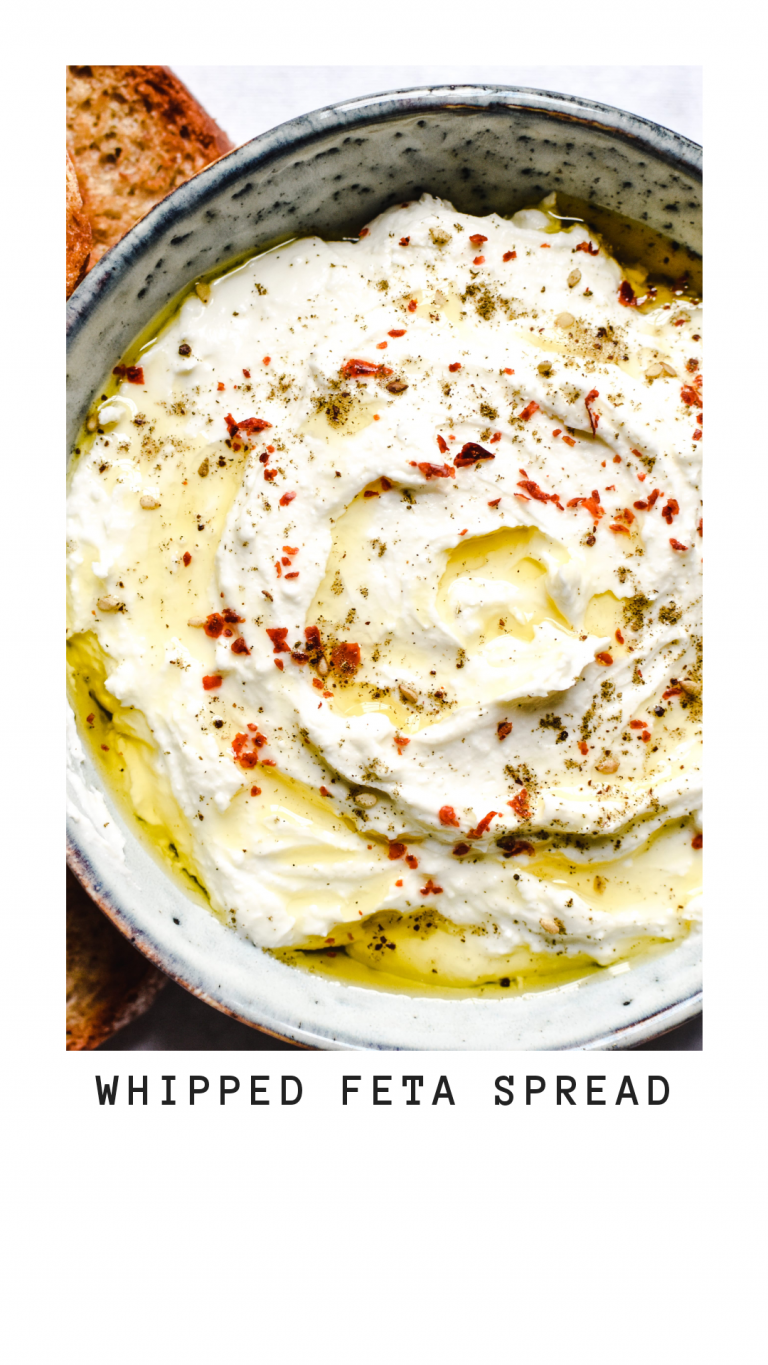 Whipped Feta Spread - Anne Travel Foodie