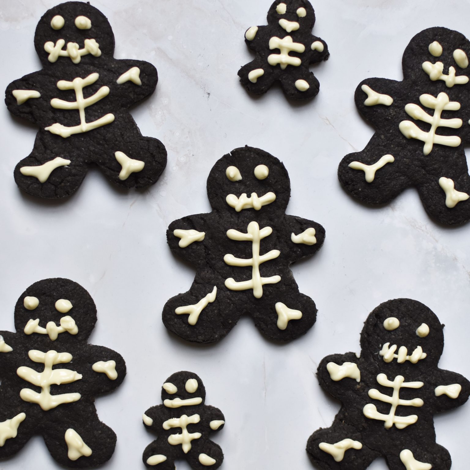 Halloween Skeleton Cookies - Anne Travel Foodie