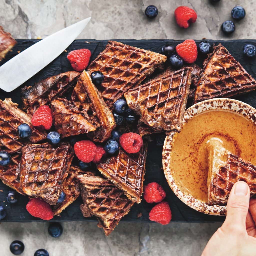 Chocoladewafeltoast van The Green Kitchen - Anne Travel Foodie