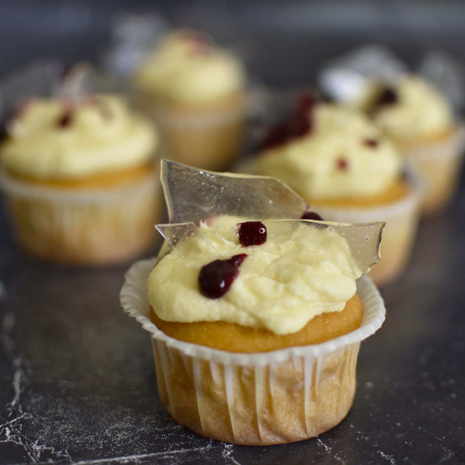 Broken Glass Cupcakes - Anne Travel Foodie