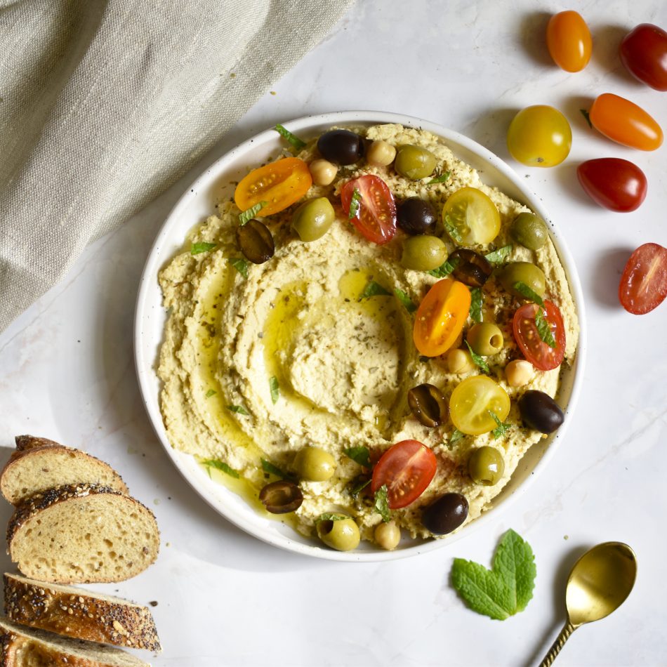 Homemade Loaded Hummus - Anne Travel Foodie