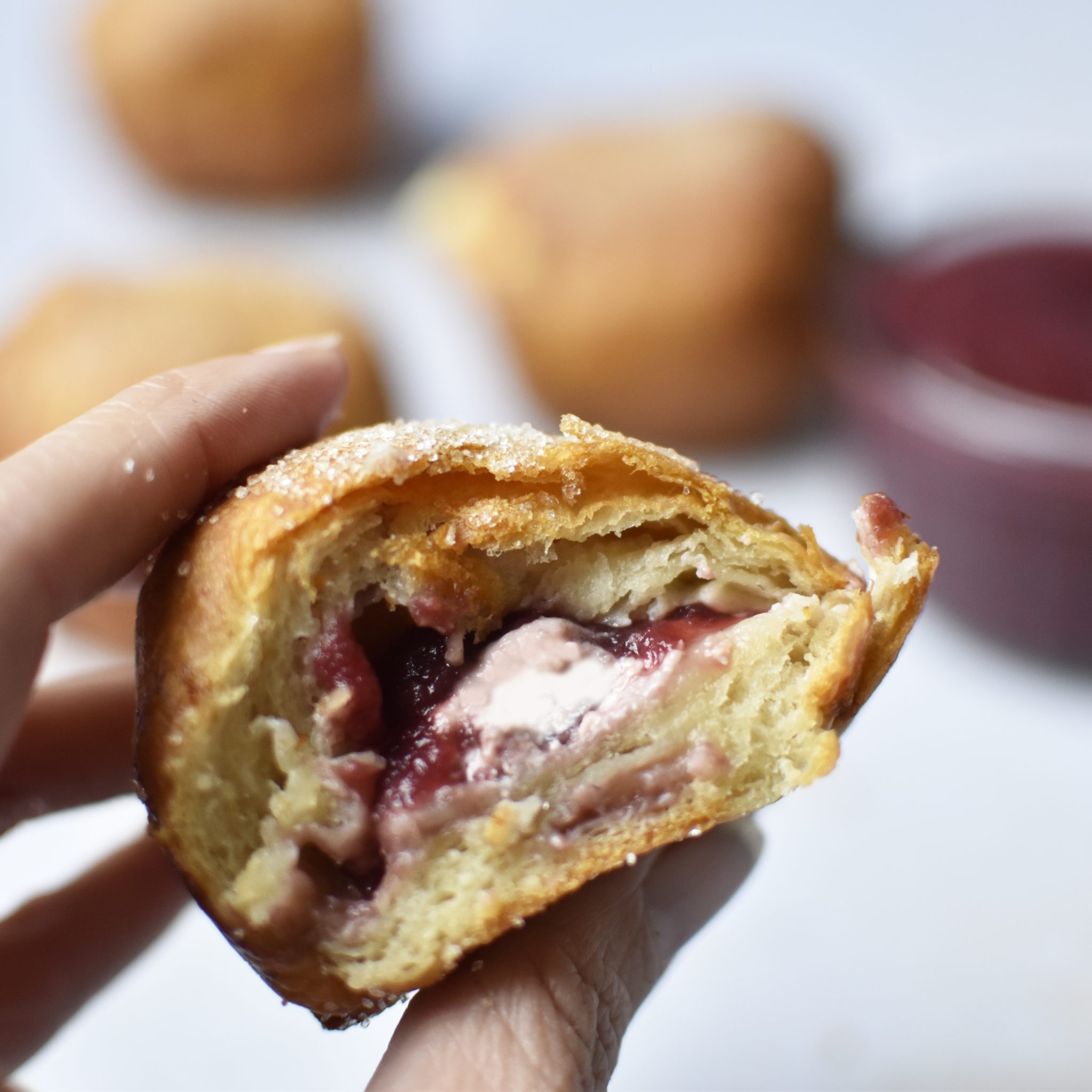 Cheesecake Crescent Muffins - Anne Travel Foodie
