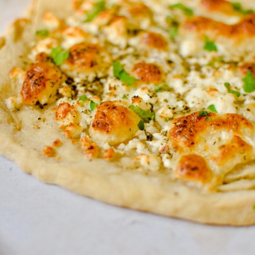 Manakish, Middle Eastern Flatbread with cheese - Anne Travel Foodie