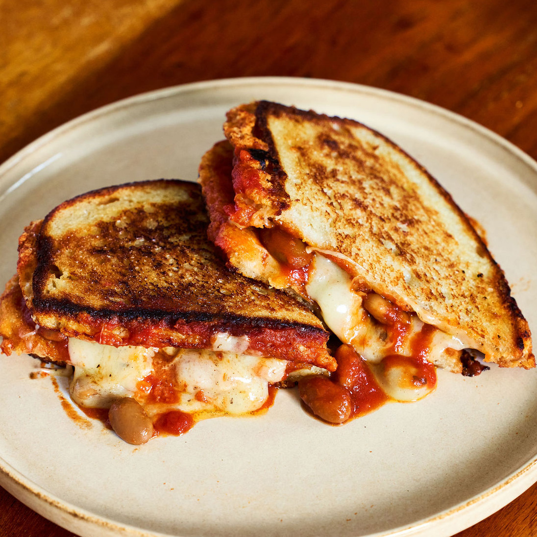 Cheesy Baked Bean Tosti - Anne Travel Foodie
